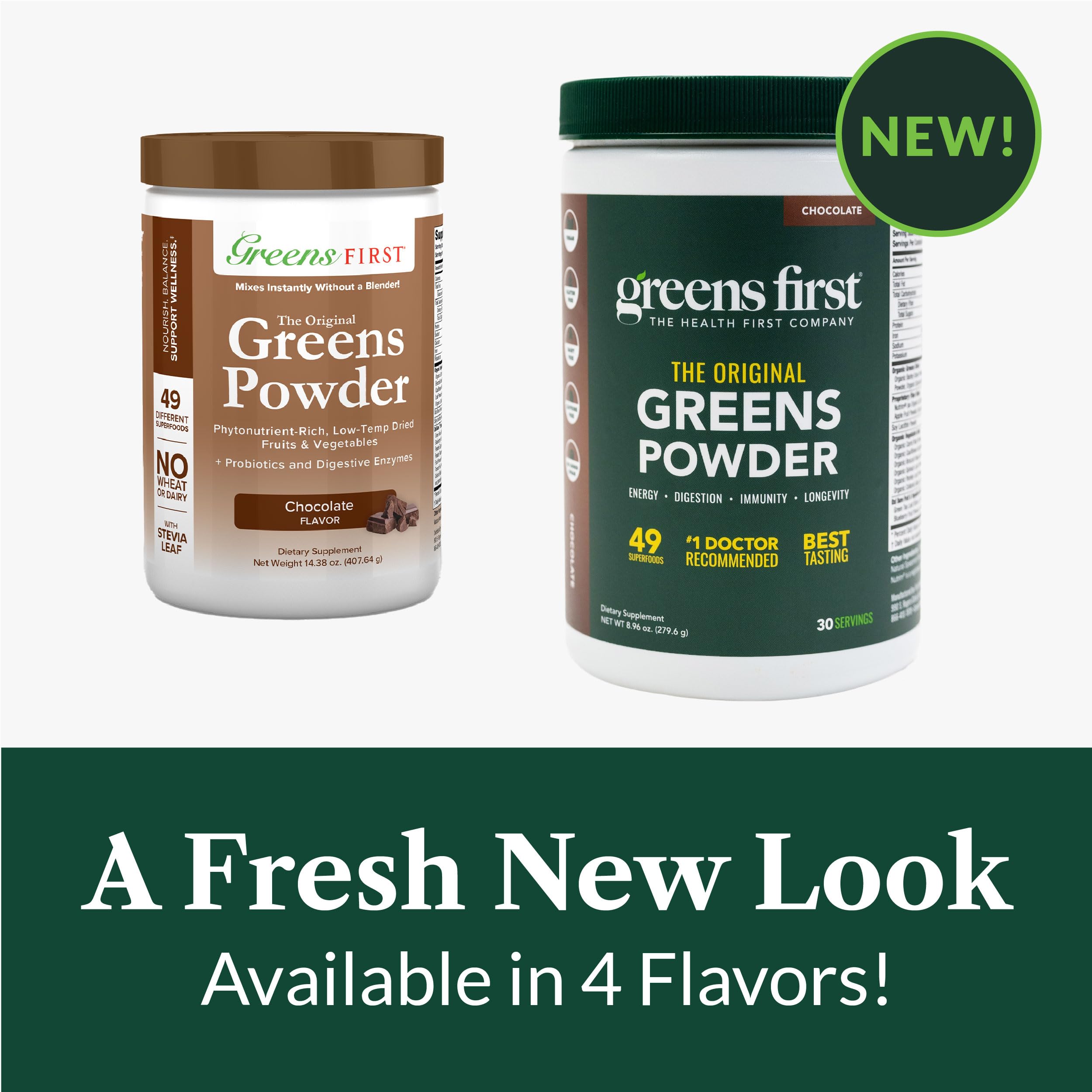 easy to mix chocolate greens supplement
