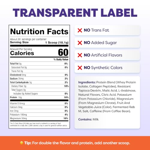 easy to mix clear protein powder