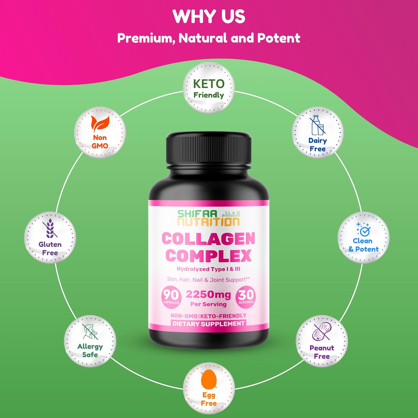 Easy to mix collagen powder