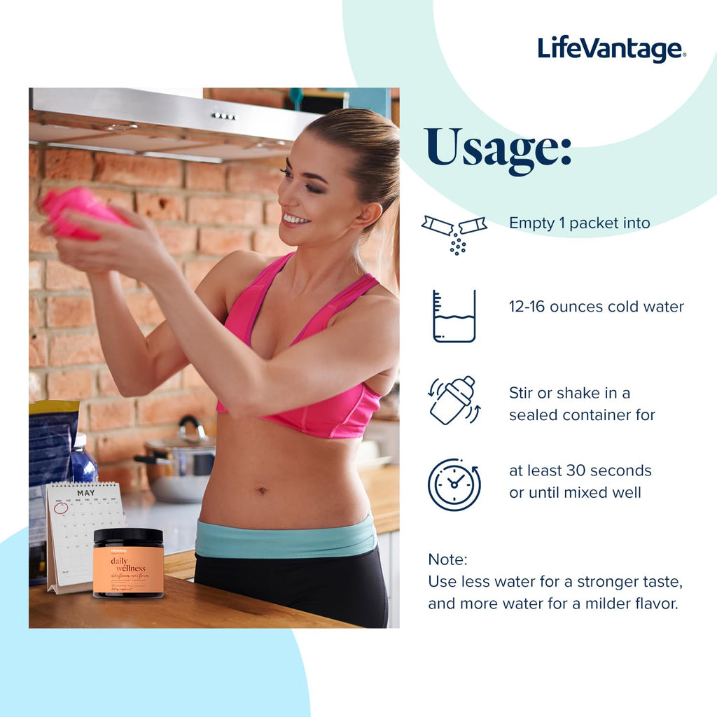 Easy to mix daily wellness supplement
