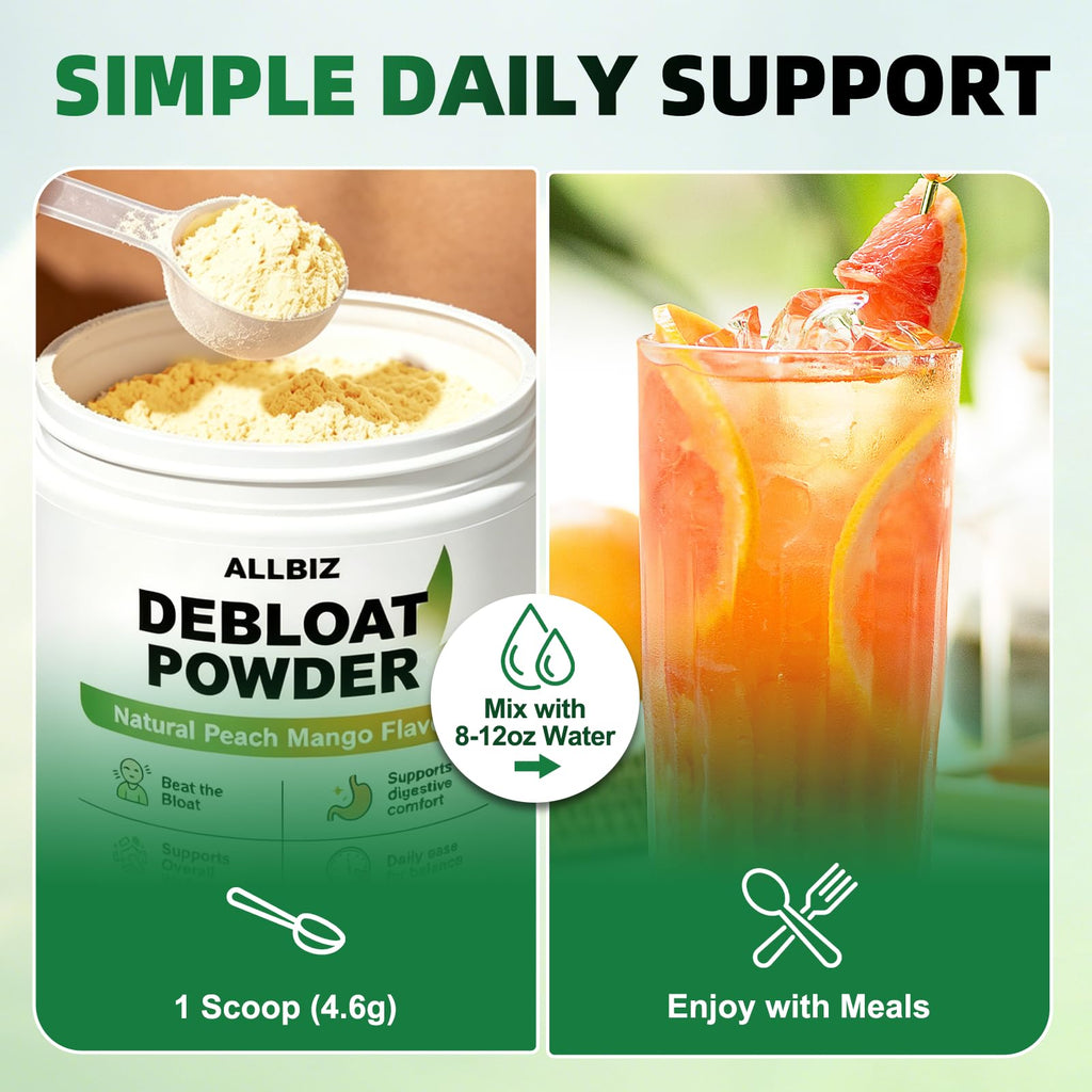 Easy-to-mix Debloat Powder supplement