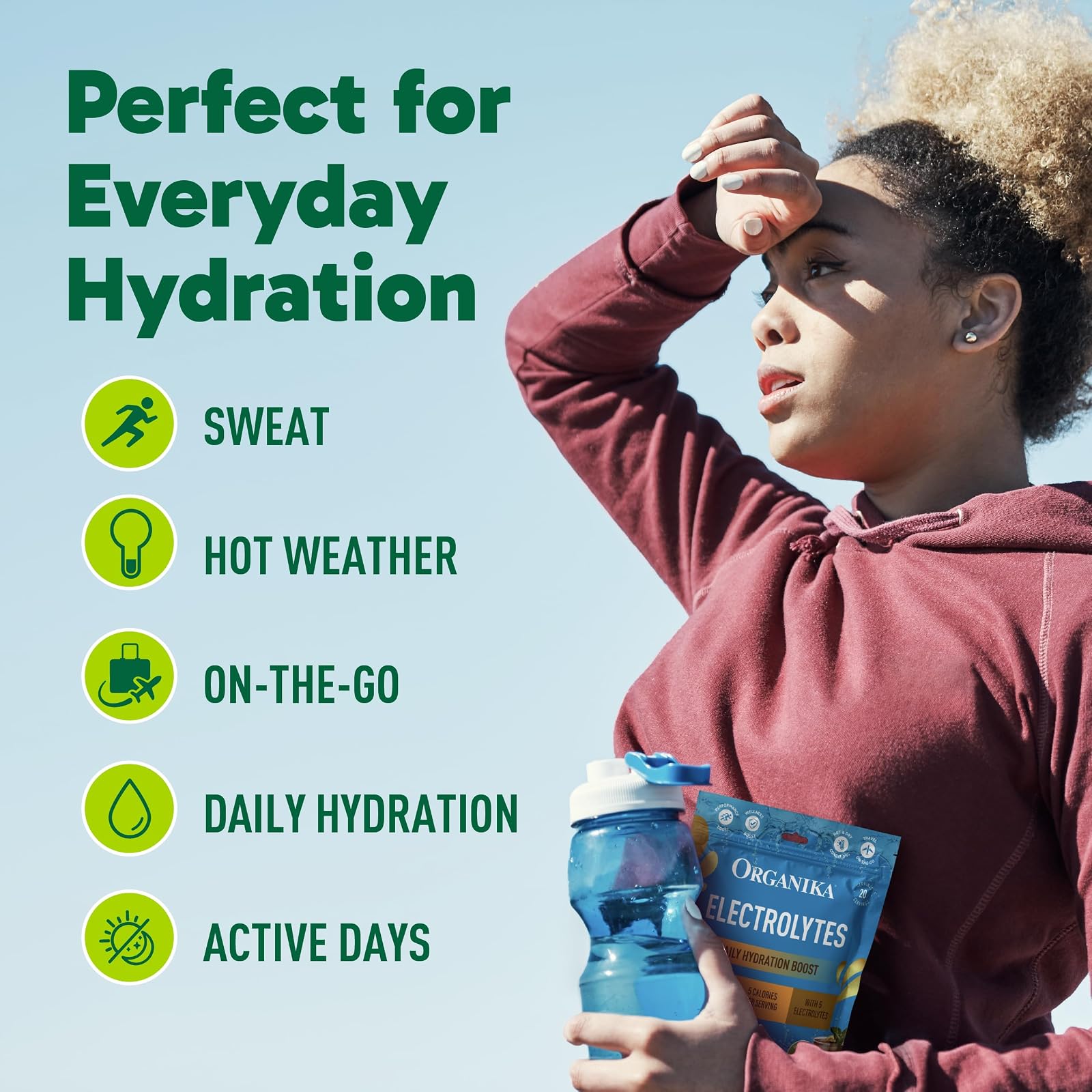 easy-to-mix electrolyte drink for summer