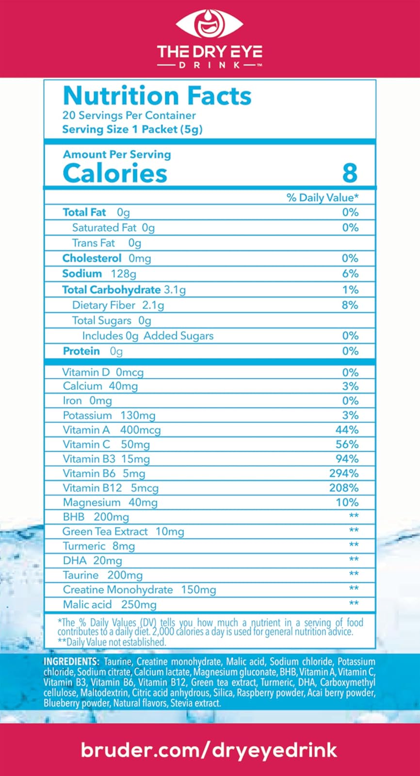 easy-to-mix electrolyte powder for daily use