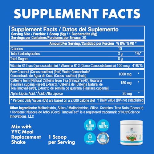 easy to mix energy powder