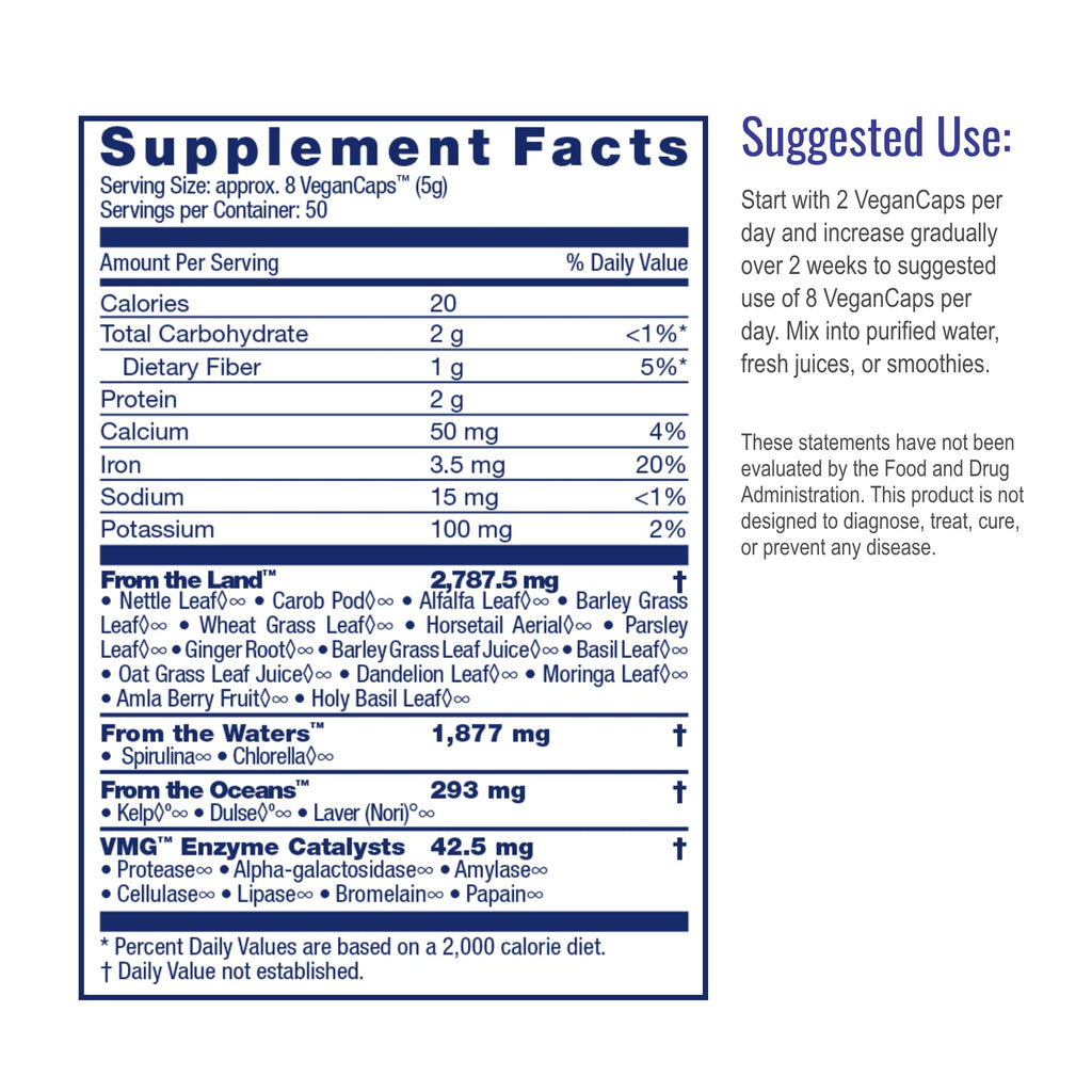 easy-to-mix green powder for smoothies