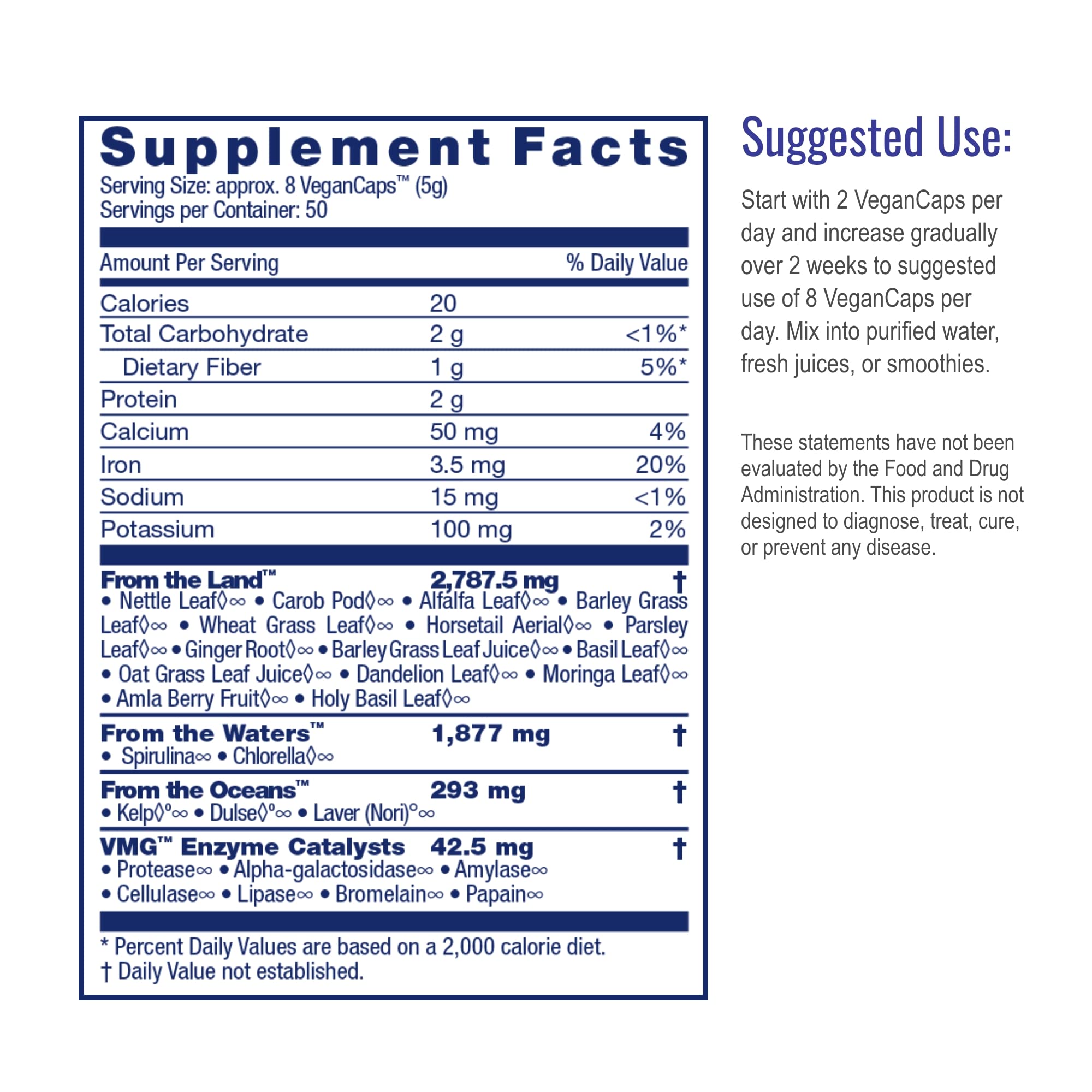 easy-to-mix green powder for smoothies