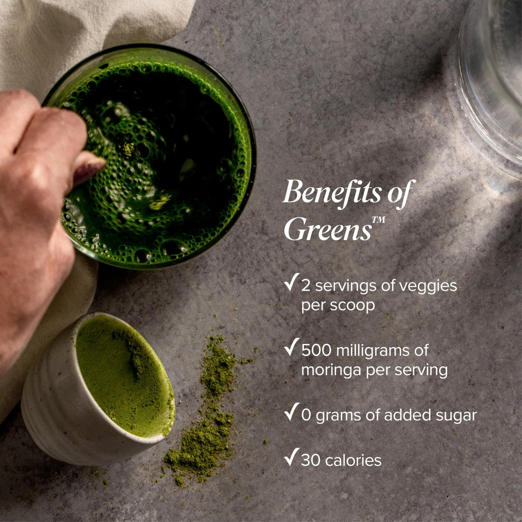 easy-to-mix greens for smoothies