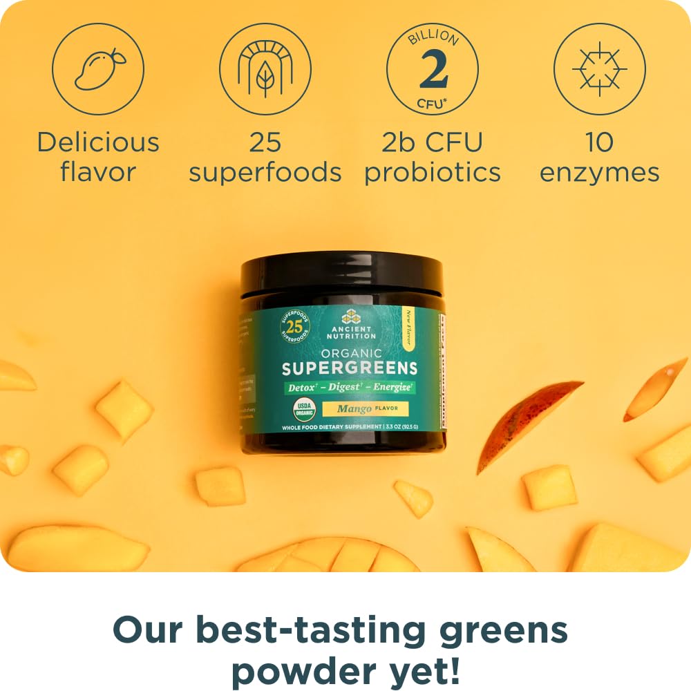 easy-to-mix greens powder supplement