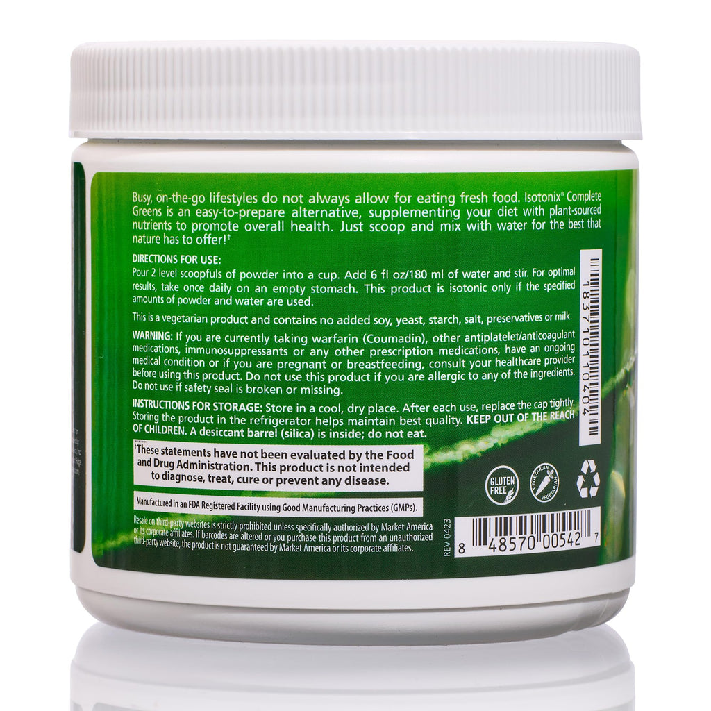 easy-to-mix greens powder supplement
