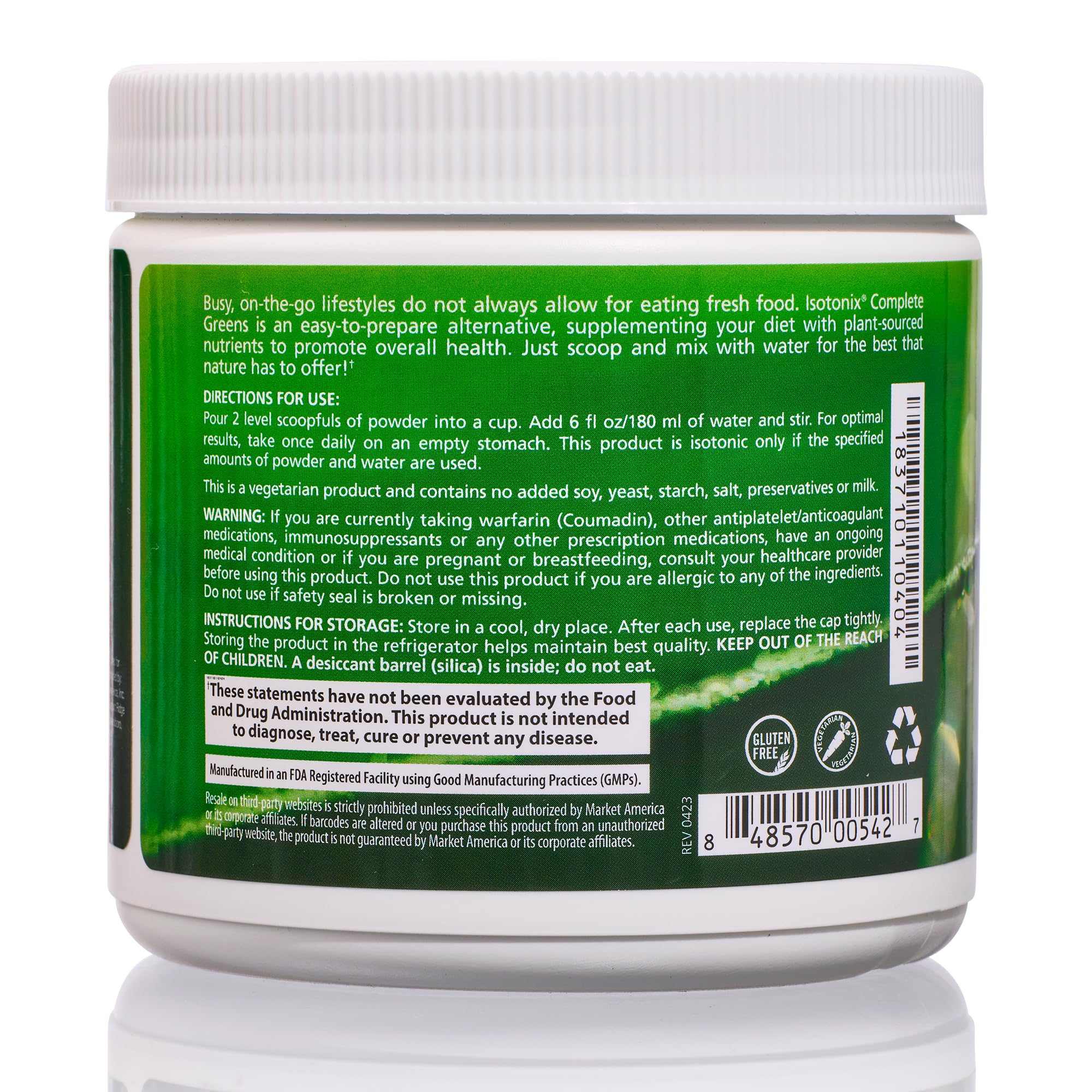easy-to-mix greens powder supplement