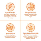 easy-to-mix hydration drink powder