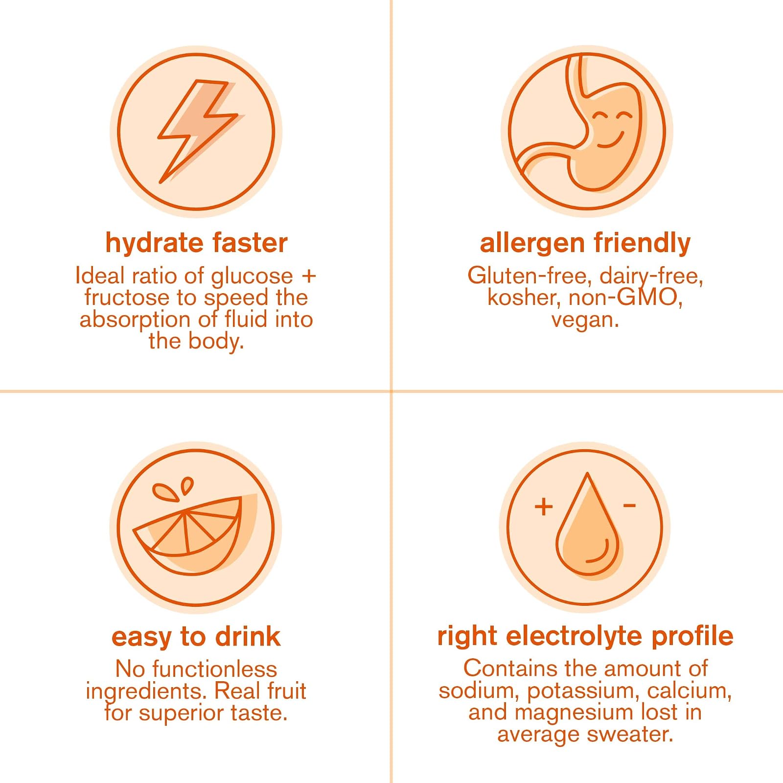 easy-to-mix hydration drink powder