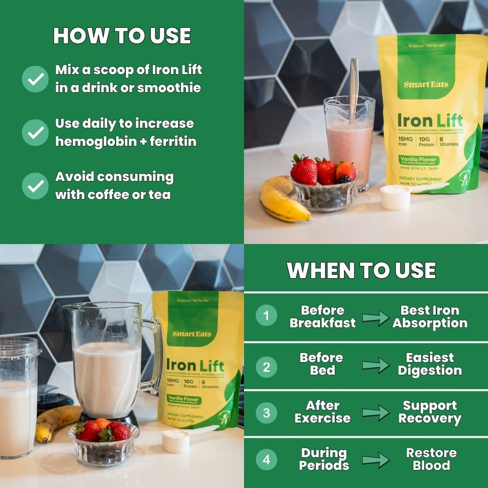 Easy to mix iron powder supplement