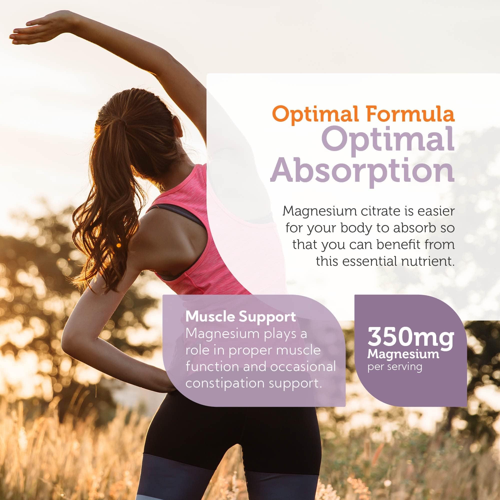 Easy-to-mix magnesium citrate powder