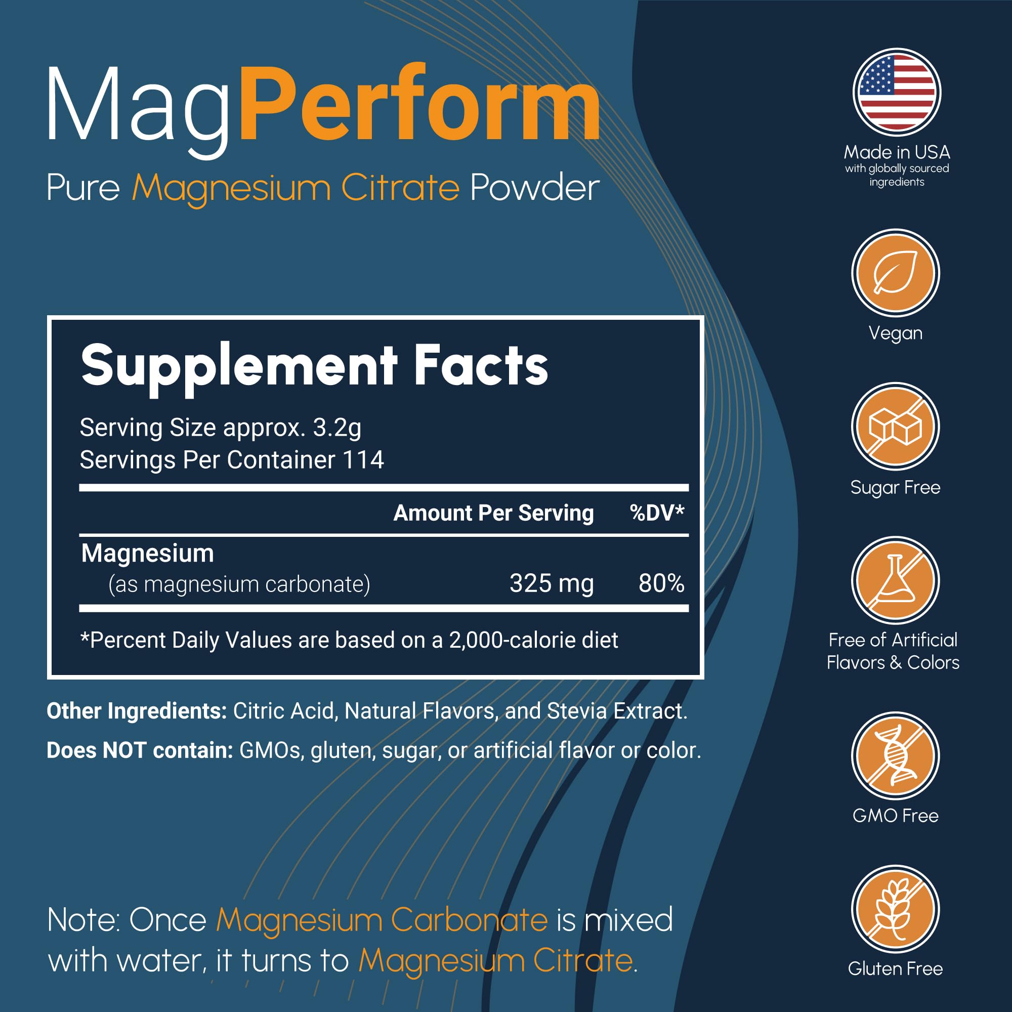 easy-to-mix magnesium drink