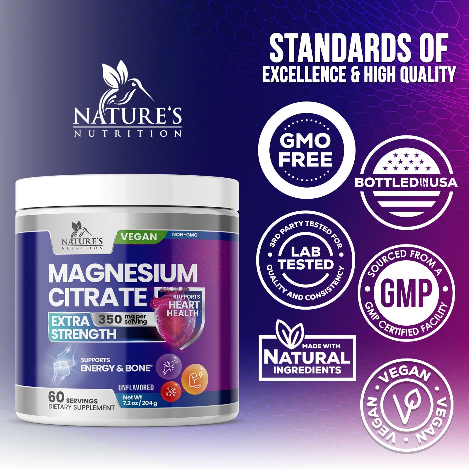 easy-to-mix magnesium powder for daily use