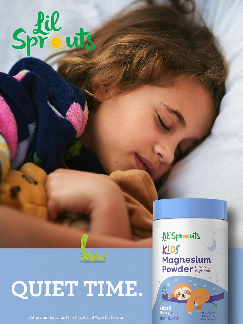 Easy-to-mix magnesium powder for kids