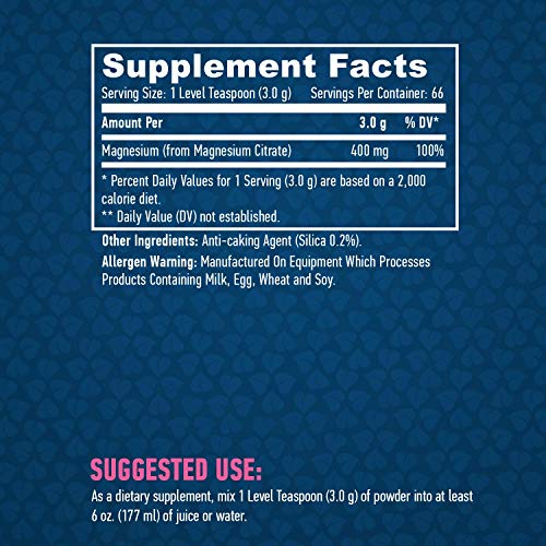 easy-to-mix magnesium powder formula