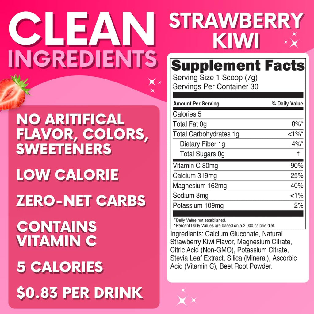 easy-to-mix magnesium powder supplement
