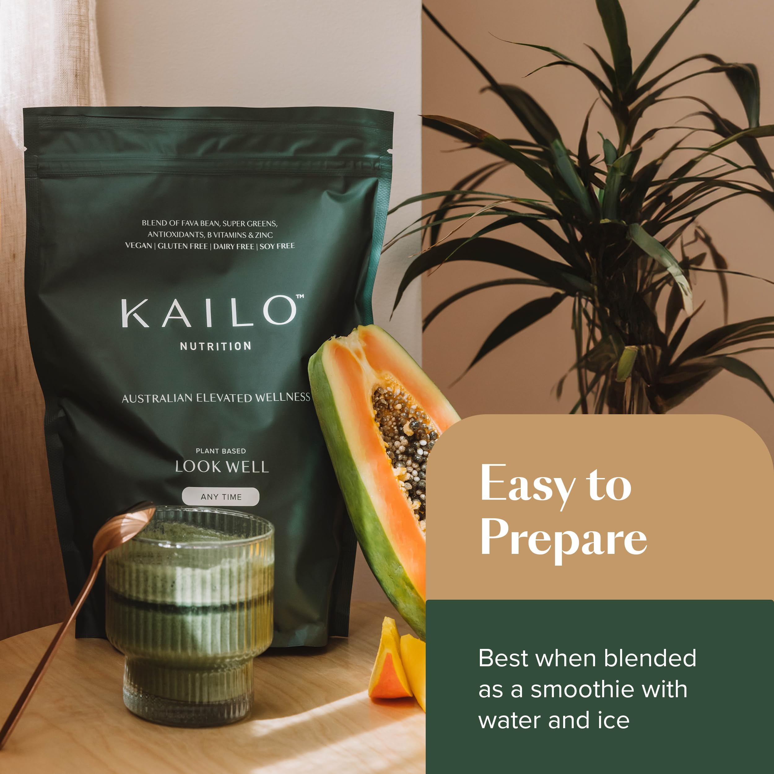 easy-to-mix mango protein powder
