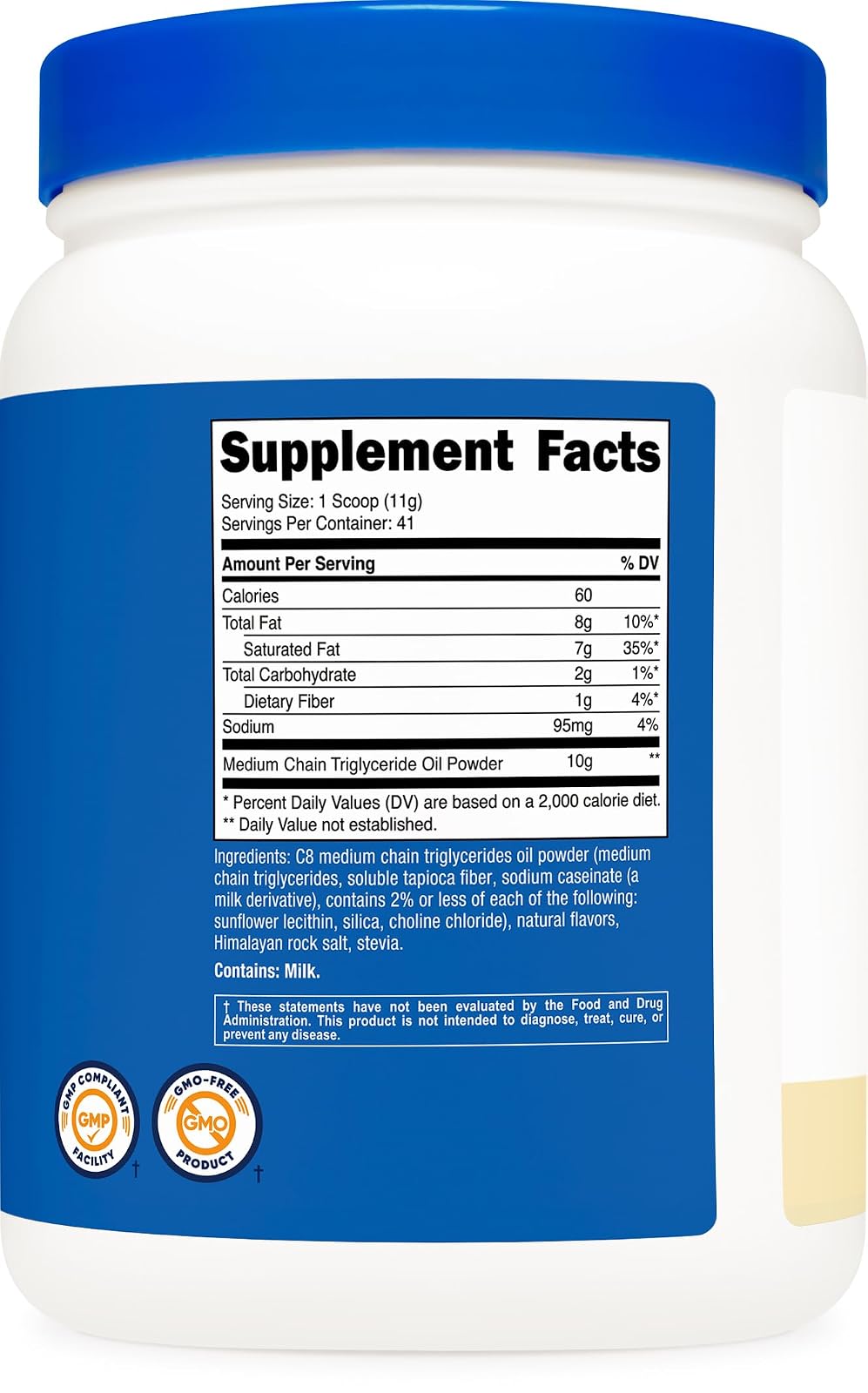 easy-to-mix mct oil powder