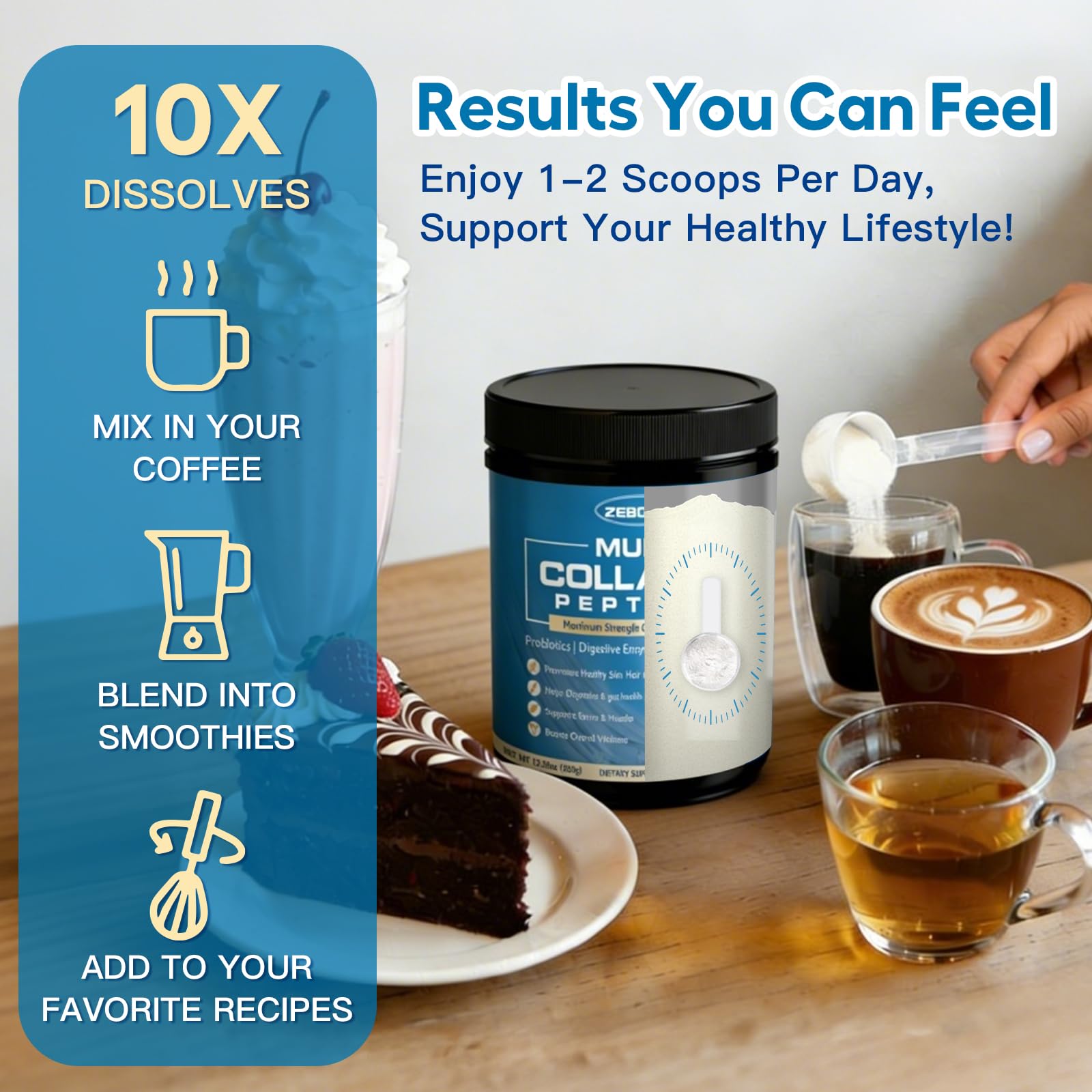 easy to mix multi collagen powder