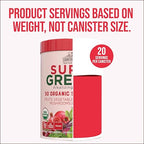 easy-to-mix organic greens powder