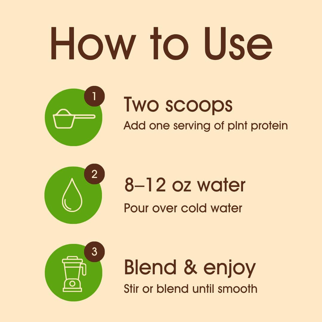 easy-to-mix organic protein powder