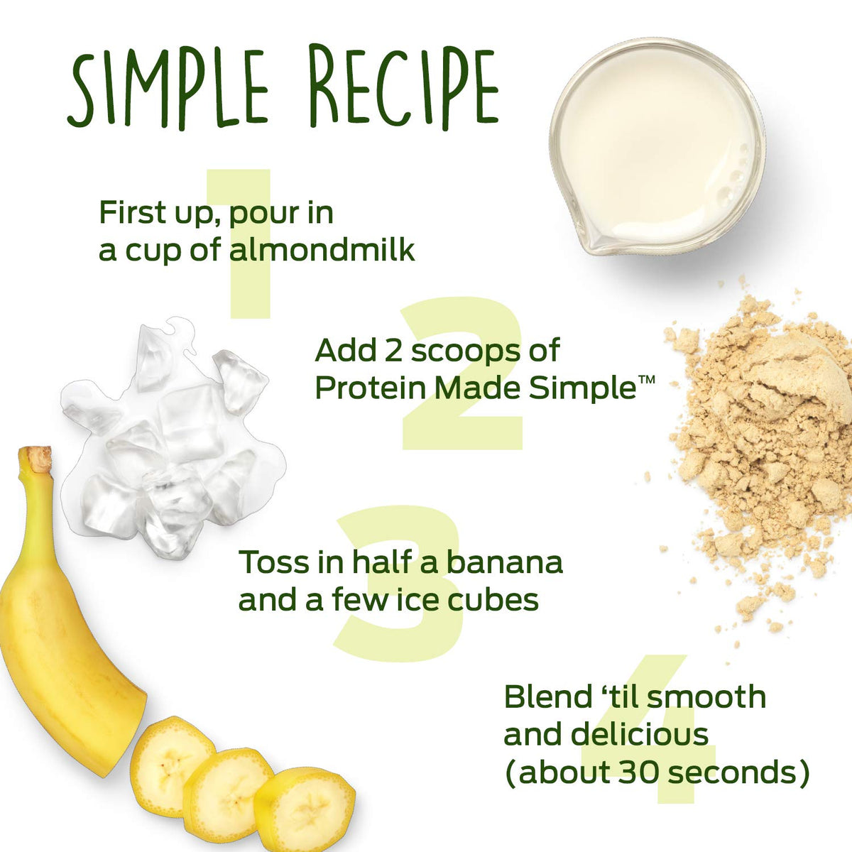 easy to mix pea protein powder