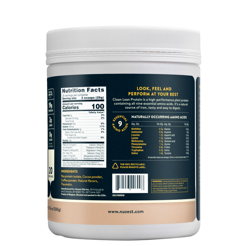 easy to mix pea protein supplement