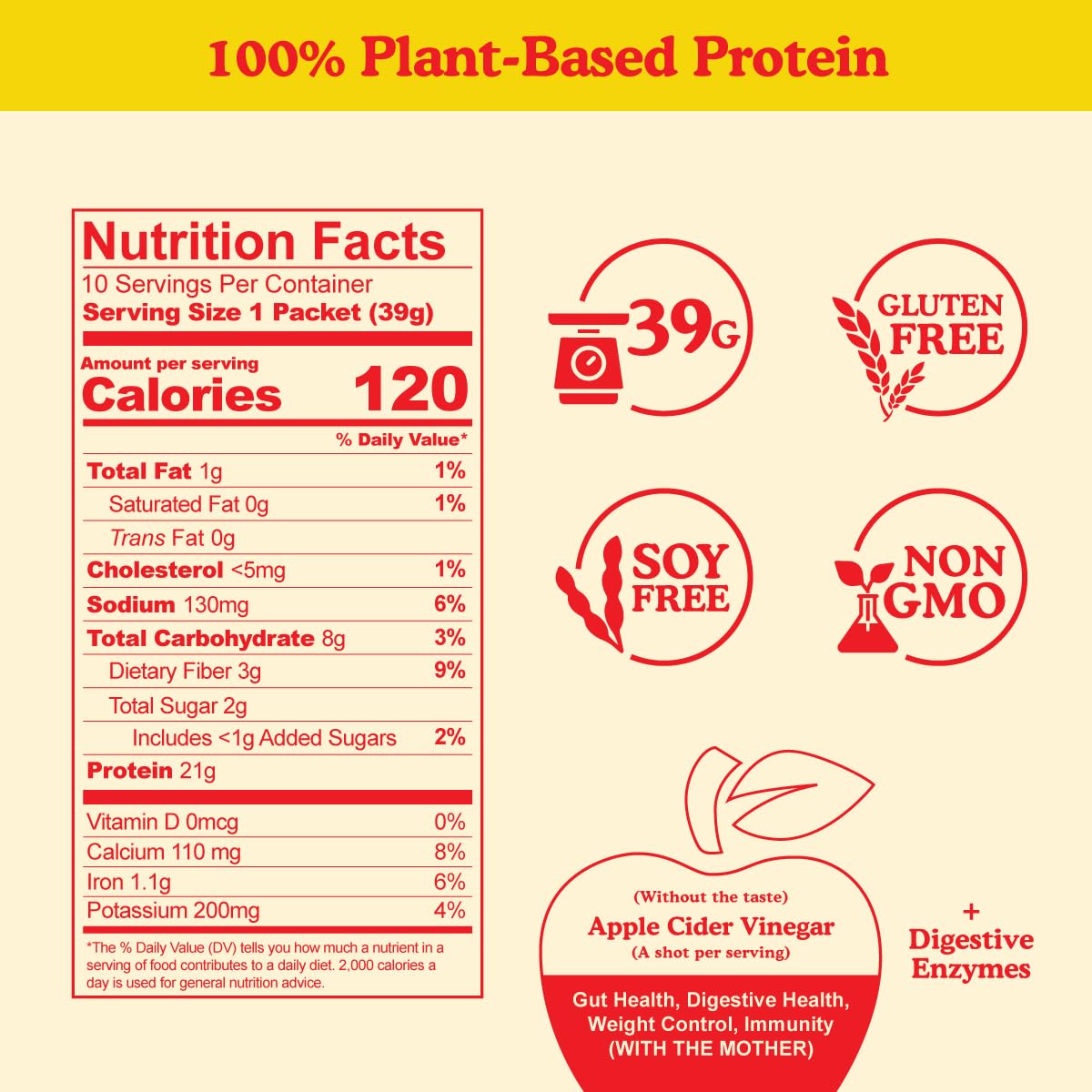 easy to mix plant protein drink