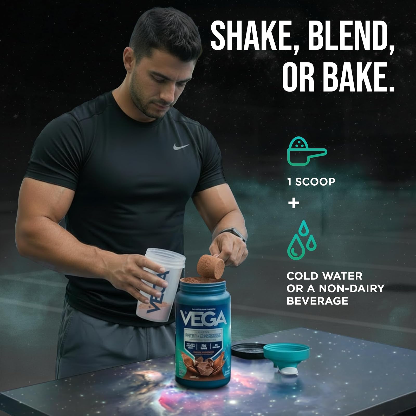 easy to mix plant protein powder