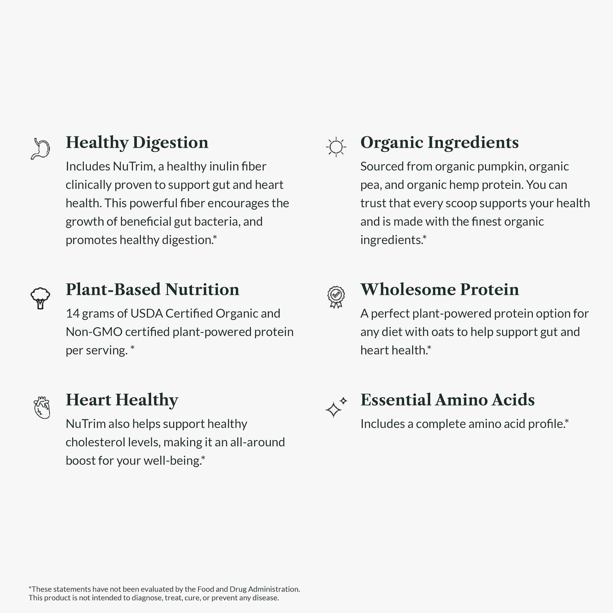 easy-to-mix plant protein powder