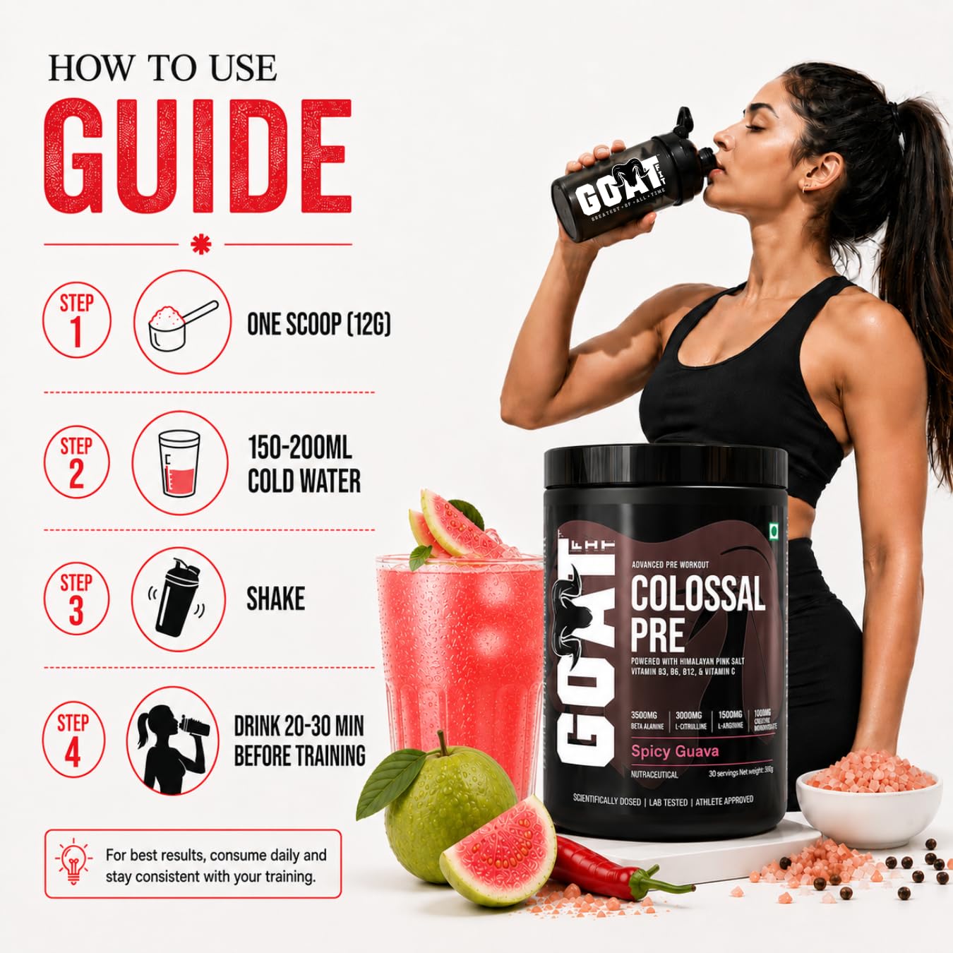 easy-to-mix pre-workout supplement
