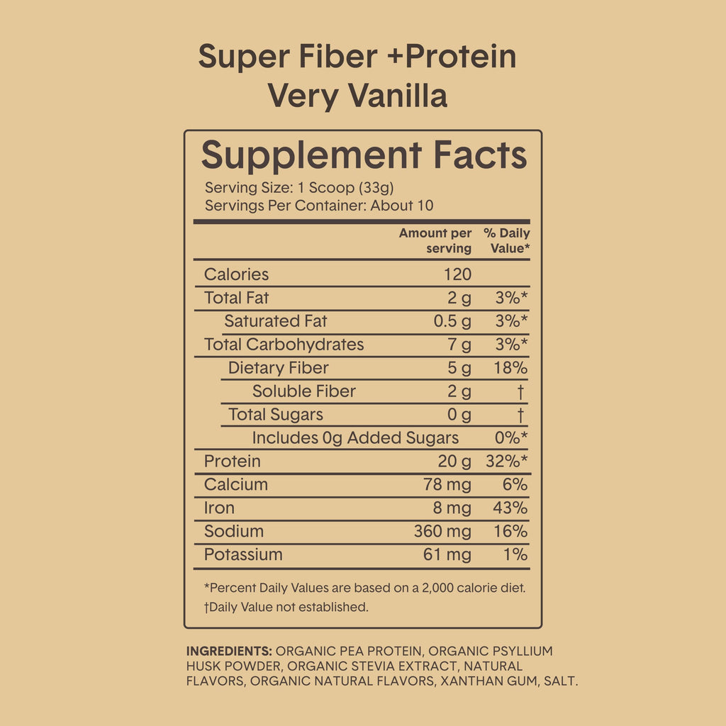 easy-to-mix psyllium protein powder