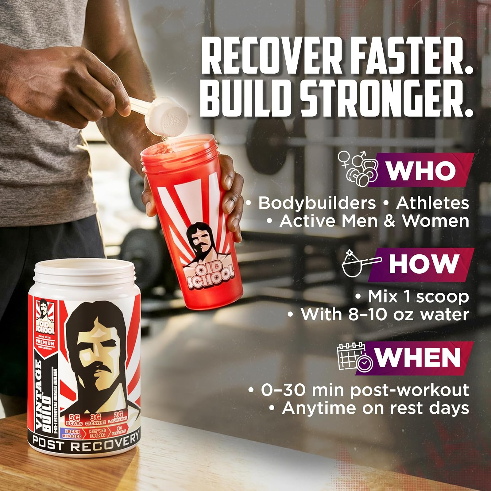 easy-to-mix recovery powder formula