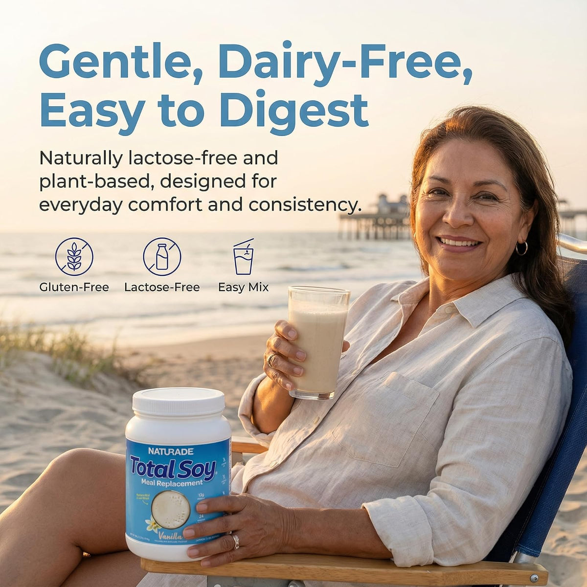 easy to mix soy protein supplement