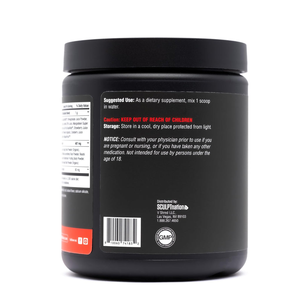 Easy-to-mix strawberry greens powders