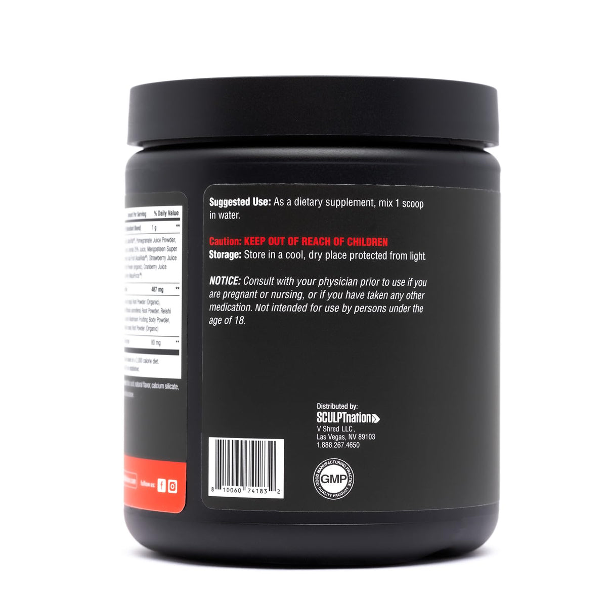 Easy-to-mix strawberry greens powders
