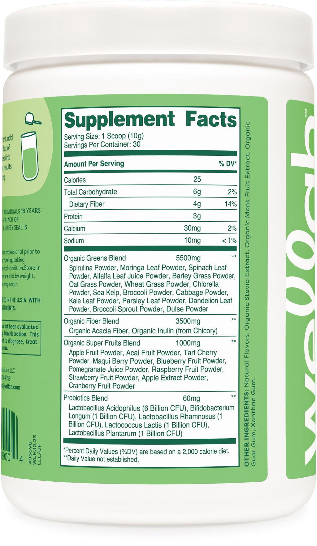 easy-to-mix super greens powder