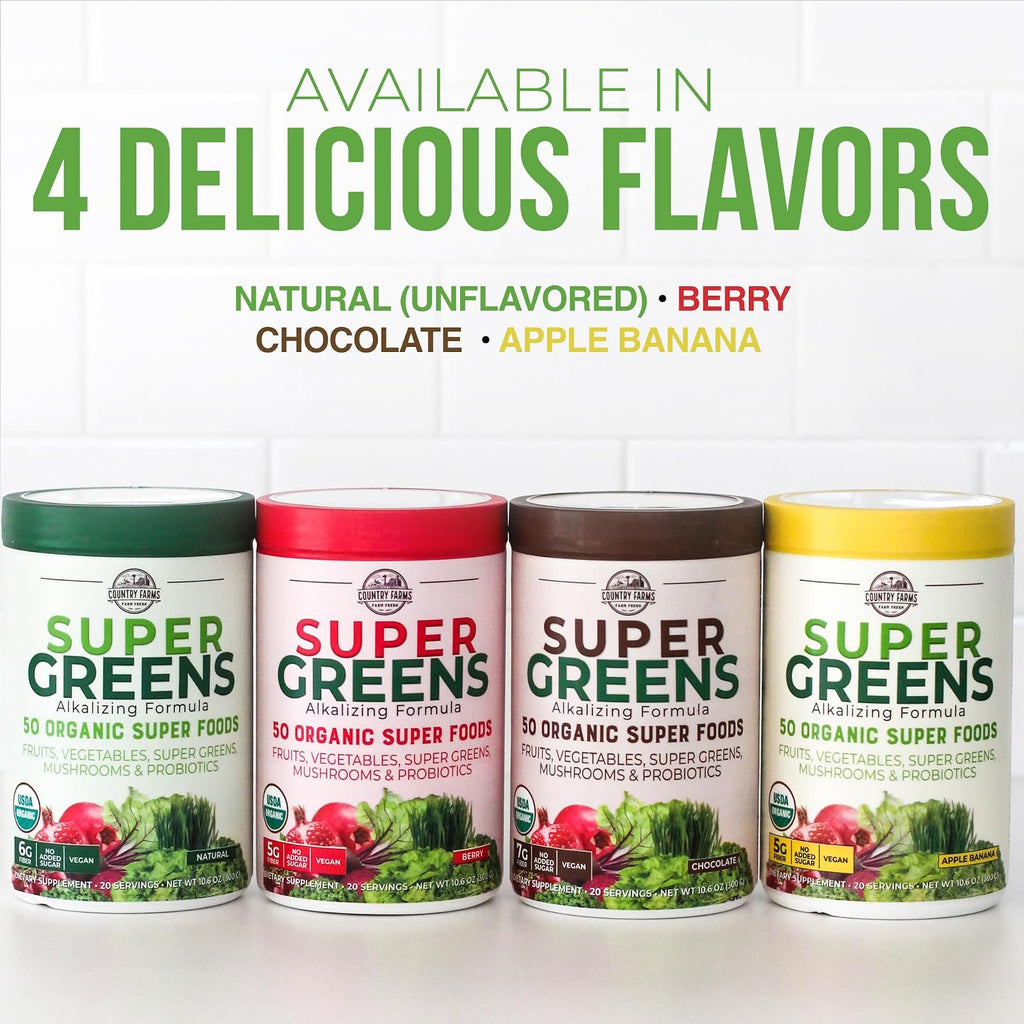 easy-to-mix super greens powder
