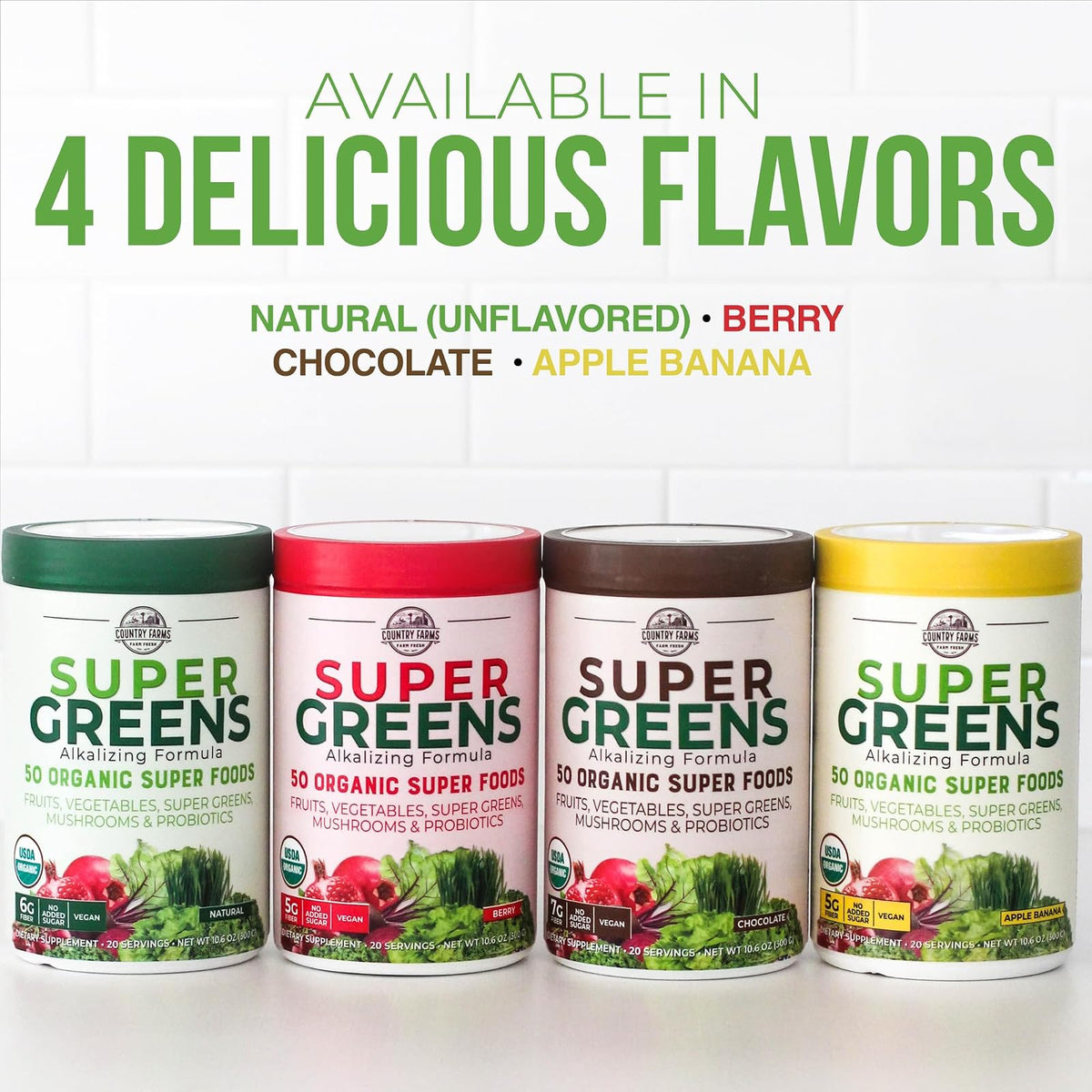 easy-to-mix super greens powder