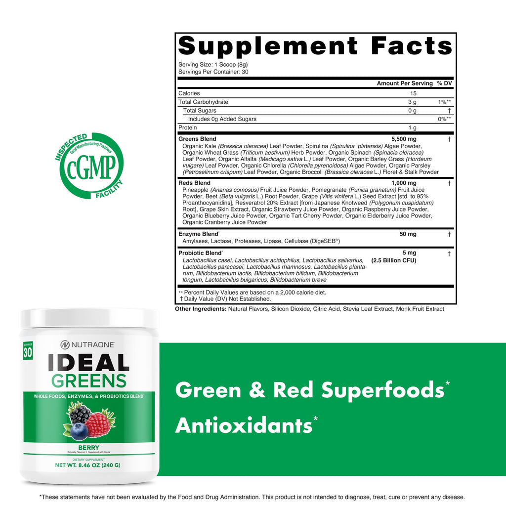 easy-to-mix superfood powder supplement