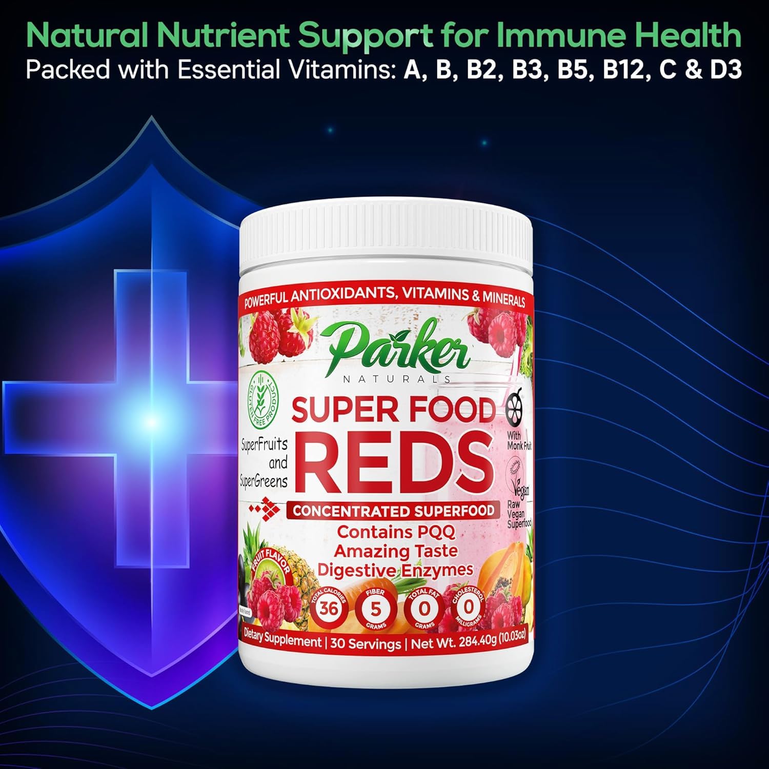 easy-to-mix superfood supplement powder