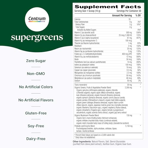 easy-to-mix superfood supplement powder