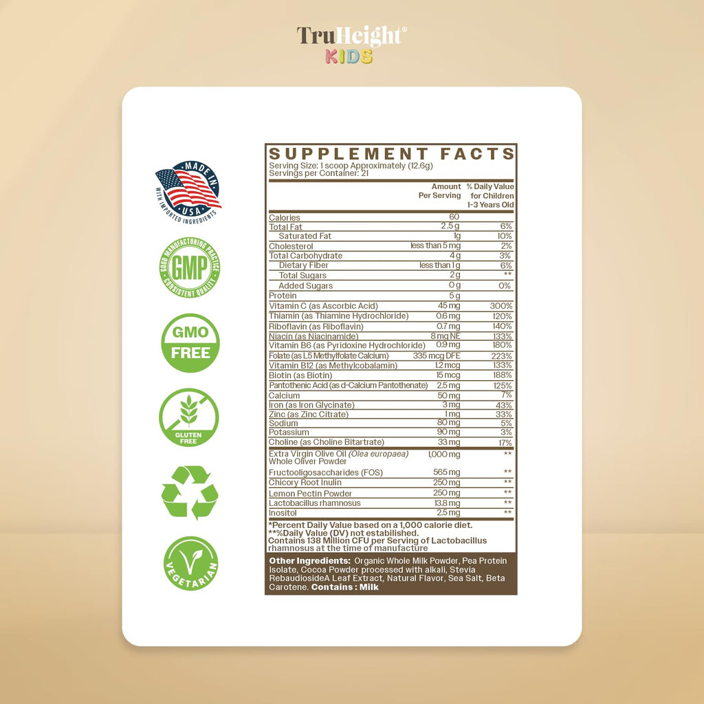 Easy-to-mix toddler nutritional supplement