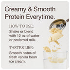 easy to mix vanilla protein powder