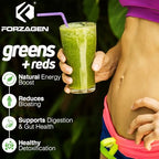 easy-to-mix vegan greens for wellness