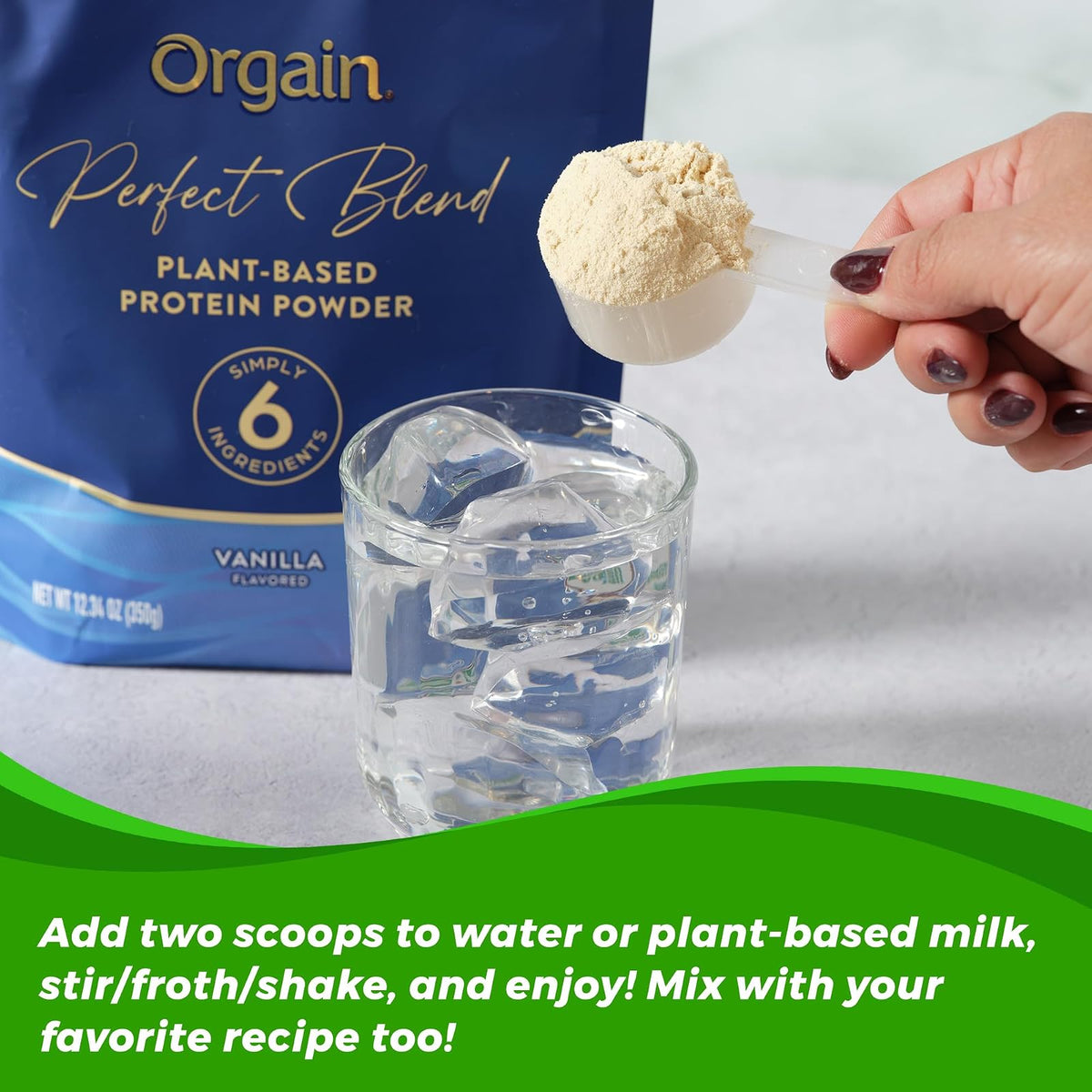 easy to mix vegan protein powder