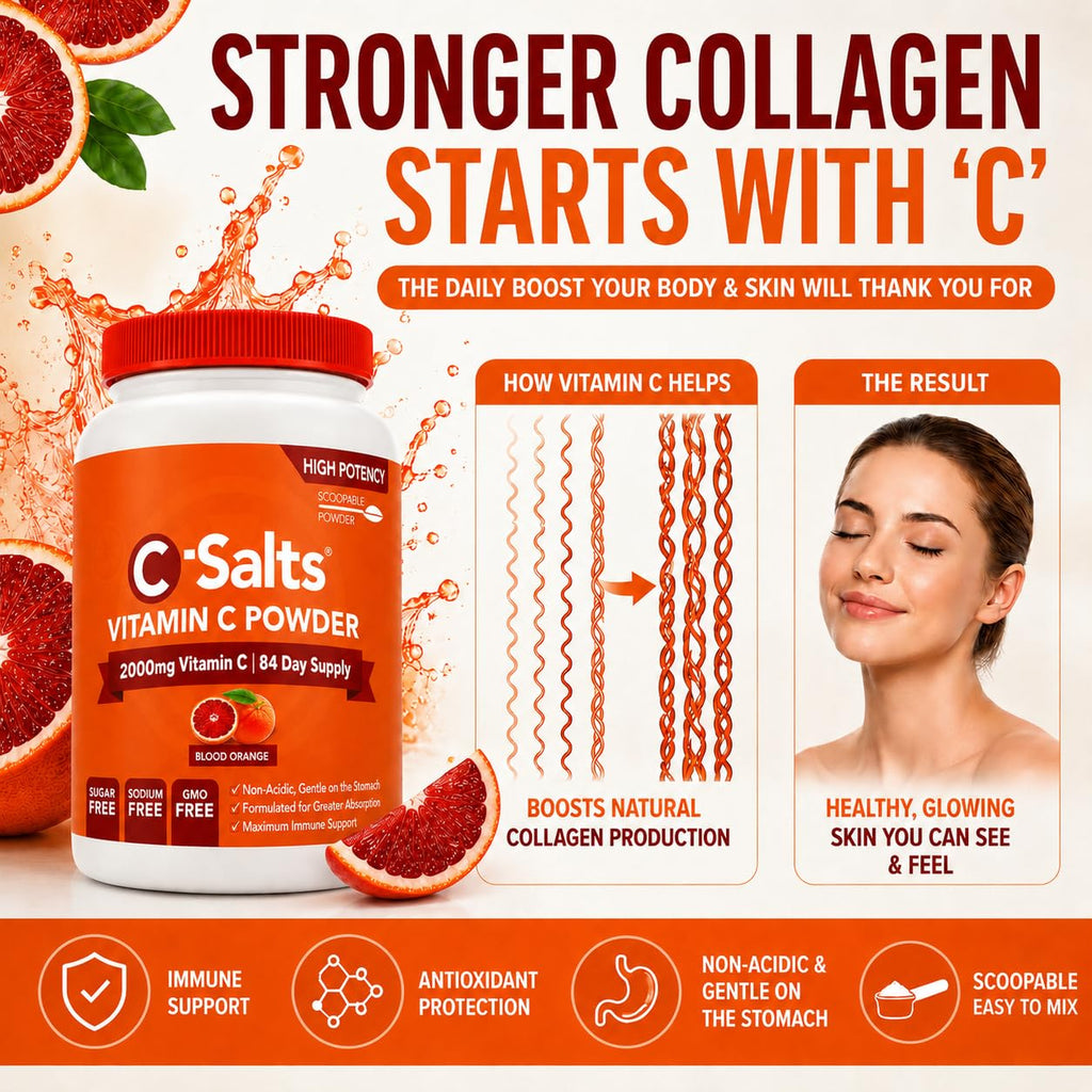 Easy-to-mix vitamin C powder formula